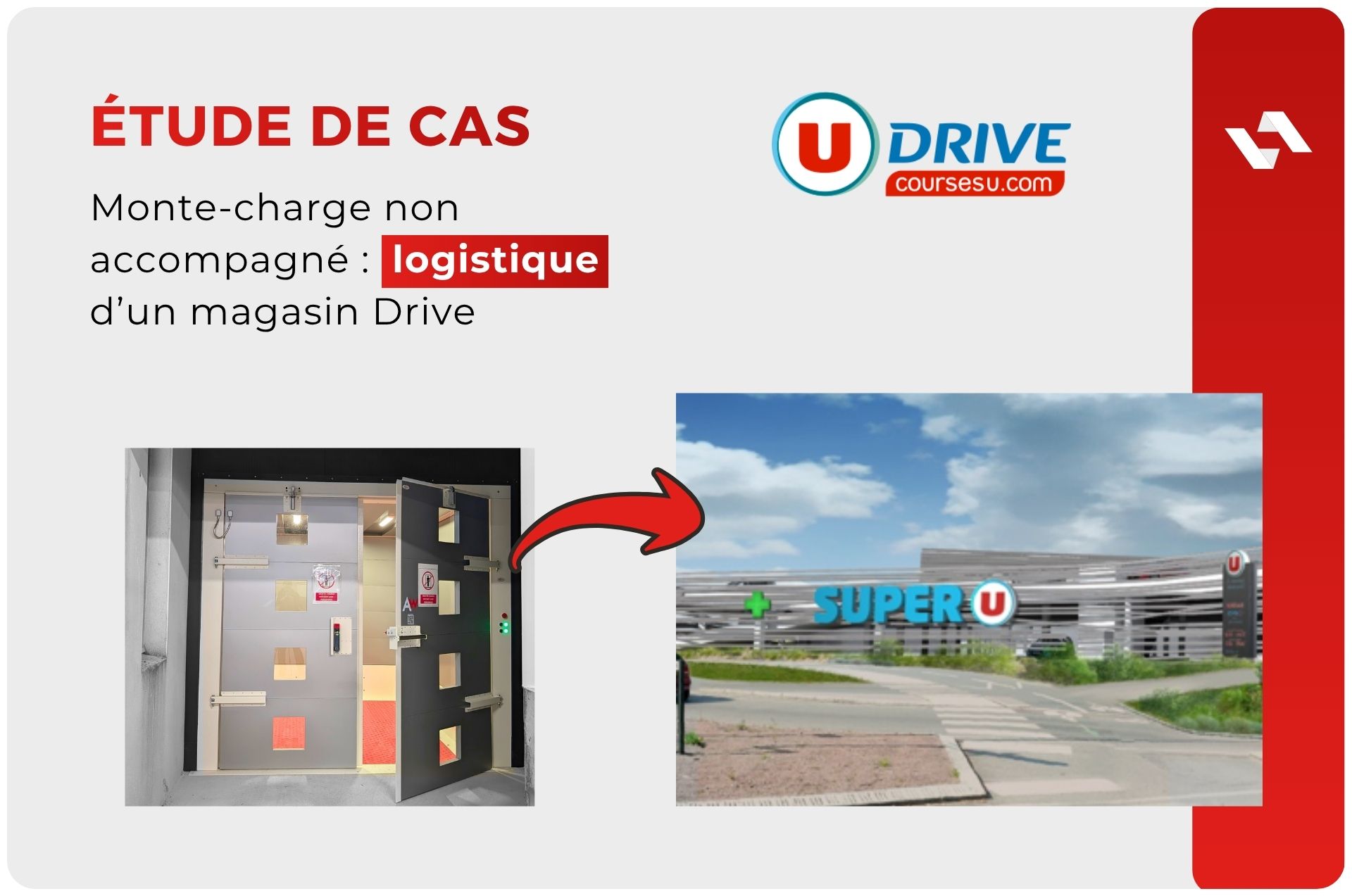 Logistique drive : fluidifier les flux avec un monte‑charge | Vertical